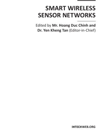 خرید و قیمت دانلود کتاب Smart Wireless Sensor Networks 2010 | ترب