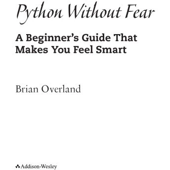 خرید و قیمت دانلود کتاب Python without Fear 2017 | ترب