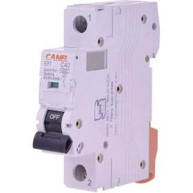 خرید و قیمت فیوز مینیاتوری یک پل 40 آمپر کانل مدل C40-6K-EP7-1P | ترب