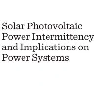 خرید و قیمت دانلود کتاب Solar Photovoltaic Power Intermittency and ...