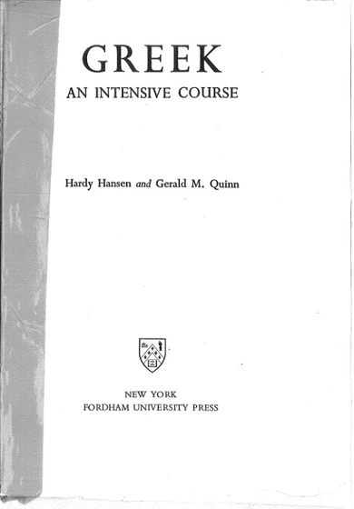 خرید و قیمت کتاب Greek: An Intensive Course (نسخه کامل) | ترب