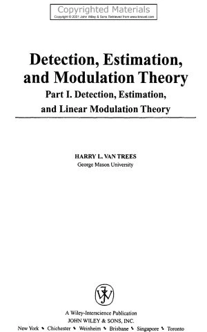 خرید و قیمت دانلود کتاب Detection, Estimation, and Modulation Theory - Part l - Detection ...