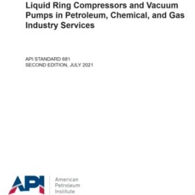 خرید و قیمت برای اولین بار API STD 681 2021 Liquid Ring Compressors and ...