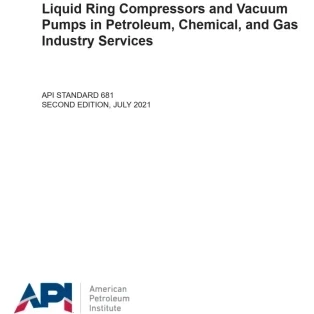 خرید و قیمت برای اولین بار API STD 681 2021 Liquid Ring Compressors and Vacuum Pumps in ...
