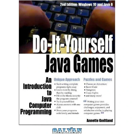 خرید و قیمت دانلود کتاب Do It Yourself Java Games An Introduction To Java Computer Programming