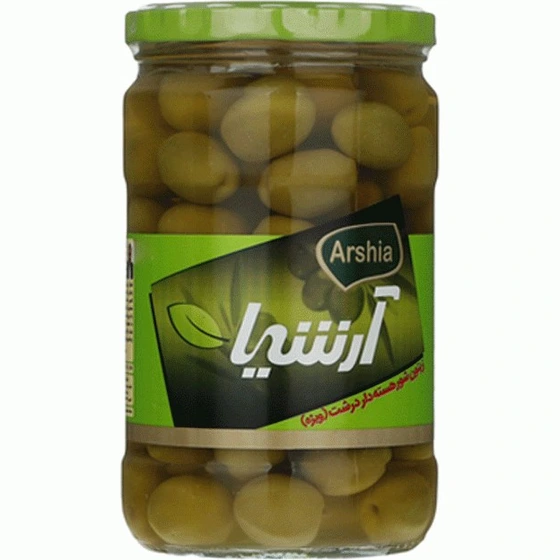 خرید و قیمت زیتون شور هسته دار درشت آرشیا - 1 کیلوگرم ا Coarse kernel olives with Arshia - 1 kg ...