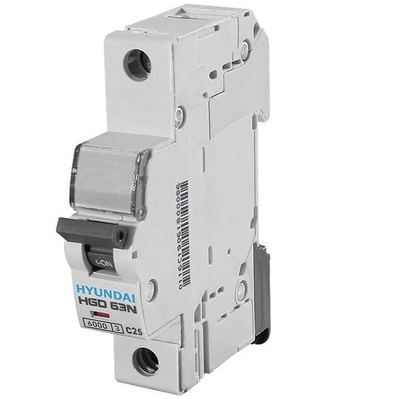 خرید و قیمت فیوز مینیاتوری تکفاز 10 آمپر هیوندای مدل HGD 63N 6KA C10 بسته 6 عددی - سفید یخی | ترب