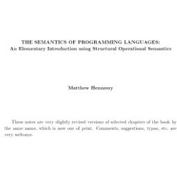 خرید و قیمت دانلود کتاب The semantics of programming languages: an elementary introduction using ...
