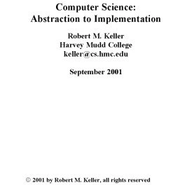 خرید و قیمت دانلود کتاب Computer science: abstraction to implementation free web version | ترب
