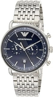 خرید و قیمت Emporio Armani Mens Quartz Watch, Chronograph Display And ...