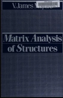 خرید و قیمت دانلود کتاب Matrix analysis of structures BY Meyers ...
