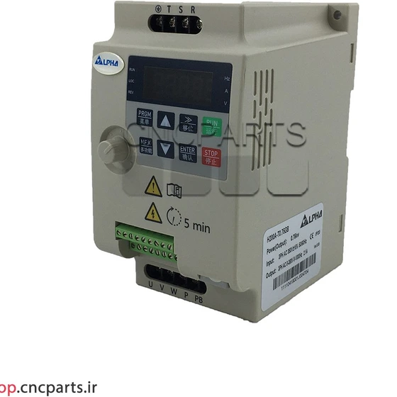 خرید و قیمت اینورتر آلفا تک فاز 0.75 کیلووات فرکانس بالا 600 هرتز 200 آمپر مدل H200A-S0.75GB | ترب