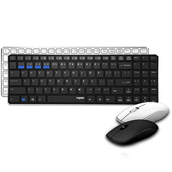 خرید و قیمت کیبورد و موس بی سیم رپو مدل RAPOO 9300G | ترب
