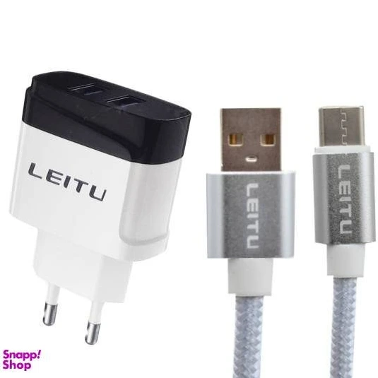 خرید و قیمت شارژر دیواری لیتو مدل LH-8 به همراه کابل تبدیل MicroUSB | ترب