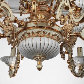 خرید و قیمت لوستر 18 شعله چشمه نور کد S3682/6GWT | ترب