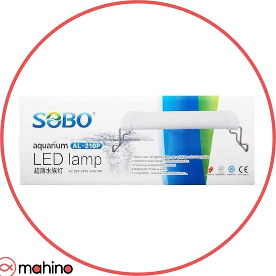 خرید و قیمت نور آکواریوم سوبو Sobo AL-210P - سفید-و-صورتی | ترب