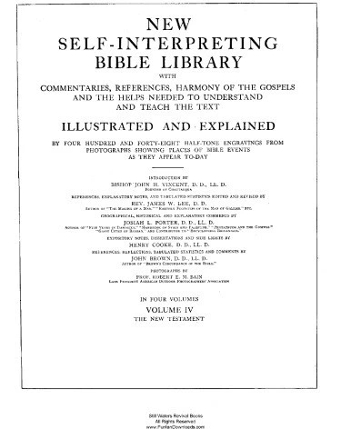 خرید و قیمت دانلود کتاب The Self-Interpreting Bible, New Testament ...