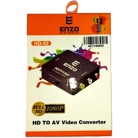 خرید و قیمت تبدیل HDMI TO AV انزو ENZO HD-43 | ترب