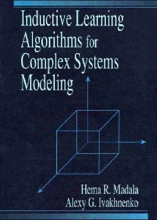 خرید و قیمت دانلود کتاب Inductive Learning Algorithms for Complex Systems Modeling ویرایش 1 | ترب