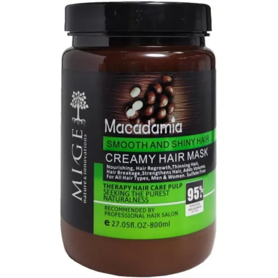 خرید و قیمت ماسک مو داخل حمام فندق میگ 800 میلی گرم - Mige Macadamia Cream Hair Mask | ترب