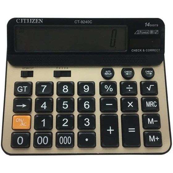 خرید و قیمت ماشین حساب سیتیژن CJTJJZEN مدل CT – 9240C | ترب
