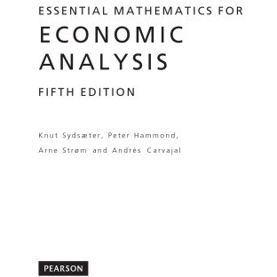 خرید و قیمت دانلود کتاب Essential Mathematics for Economic Analysis 5th ...