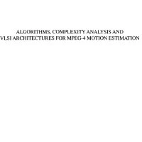 خرید و قیمت دانلود کتاب Algorithms, Complexity Analysis and VLSI Architectures for MPEG-4 Motion ...