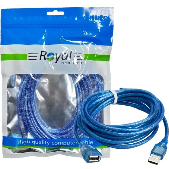 خرید و قیمت کابل افزایش رویال ROYAL 5M USB | ترب