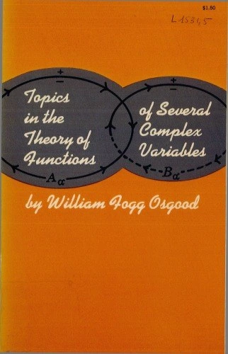 خرید و قیمت دانلود کتاب Topics In The Theory Of Functions Of Several
