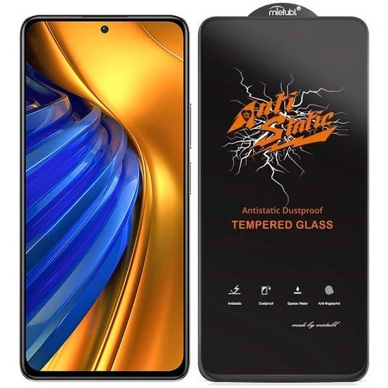 خرید و قیمت گلس فول چسب گوشی شیائومی Xiaomi Poco F4 5g مدل Anti Static