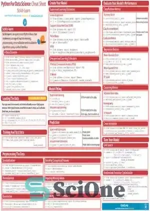 خرید و قیمت دانلود کتاب DataCamp Scikit Learn Cheat Sheet - برگه تقلب ...