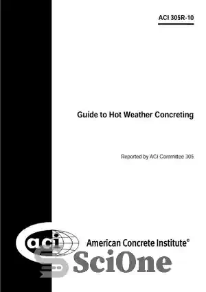 خرید و قیمت دانلود کتاب ACI 305R-10: Guide to Hot Weather Concreting ...