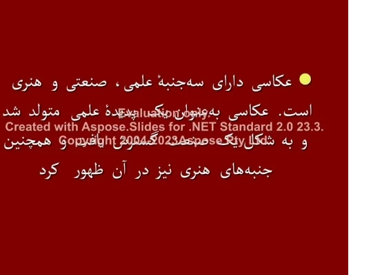 خرید و قیمت پاورپوینت تاریخچه عکاسی تعداد اسلاید 17 نسخه کامل ترب