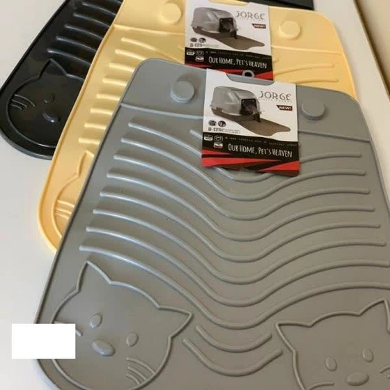 خرید و قیمت پادری ظرف خاک جلوگیری از پخش خاک بستر گربه رنگ آبی | ترب