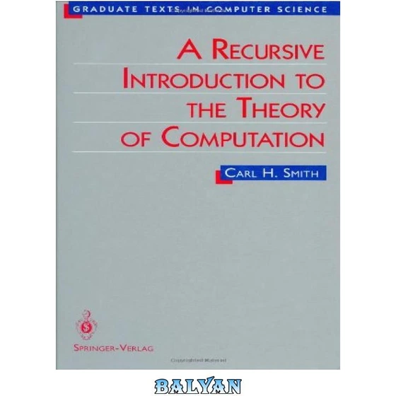 خرید و قیمت دانلود کتاب A Recursive Introduction To The Theory Of