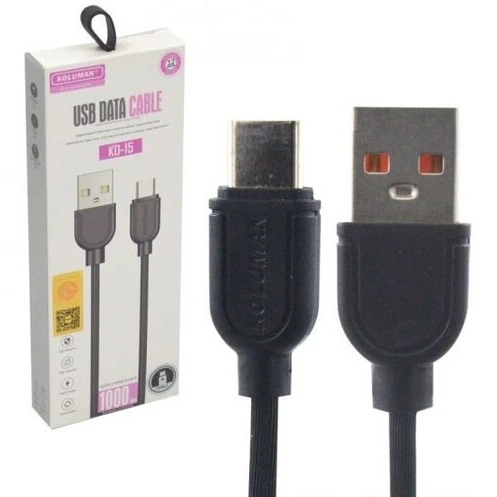خرید و قیمت کابل تایپ سی (Type-C) طول 1 متر کلومن (KOLUMAN) مدل KD-15 | ترب