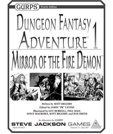 خرید و قیمت دانلود کتاب GURPS 4th edition. Dungeon Fantasy Adventure 1: Mirror of the Fire Demon ...