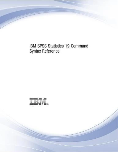 خرید و قیمت دانلود کتاب IBM SPSS Statistics 19 Command Syntax Reference ...