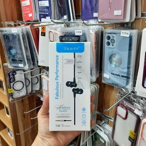 خرید و قیمت هنذفری سیمی میکروفن دار verity مدل V-E99 | ترب