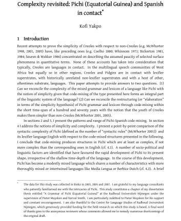 خرید و قیمت دانلود کتاب Complexity revisited Pichi (Equatorial Guinea) and Spanish in contact | ترب