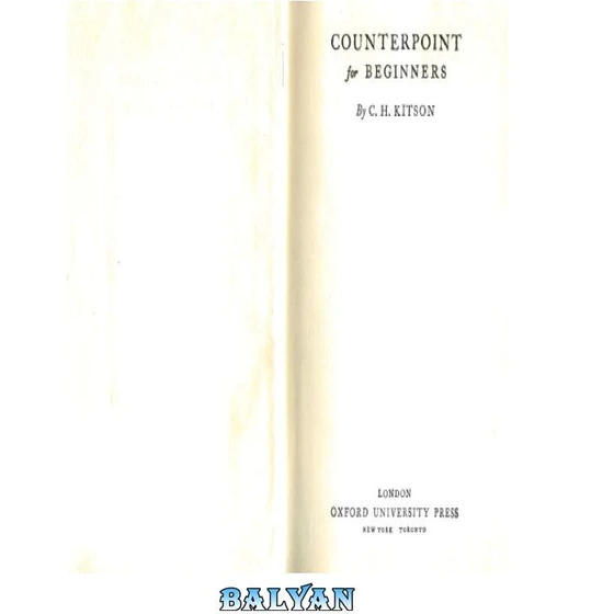 خرید و قیمت دانلود کتاب COUNTERPOINT for Beginners | ترب
