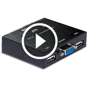 خرید و قیمت سوییچ 2 پورت DKVM دی-لینک مدل KVM-221 | ترب