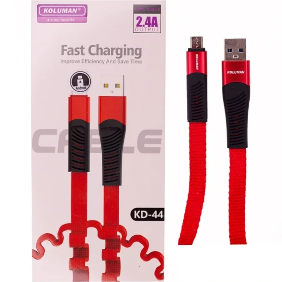 خرید و قیمت کابل شارژر میکرو KOLUMAN مدل KD-44 | ترب