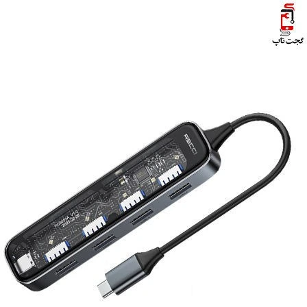 خرید و قیمت هاب 5 پورت رسی مدل RECCI RH19 | ترب