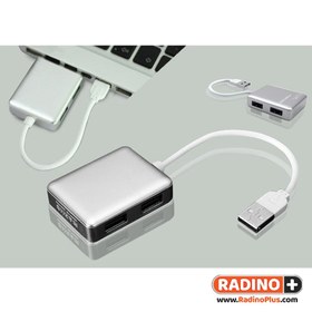 خرید و قیمت هاب 4 پورت ایکس پی مدل XP-820 | ترب