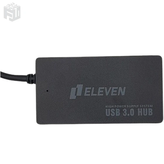 خرید و قیمت هاب USB هاب 4 پورت usb 3 کابل 10 سانتی متری eleven | ترب