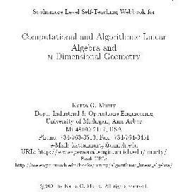 خرید و قیمت دانلود کتاب Computational and algorithmic linear algebra ...