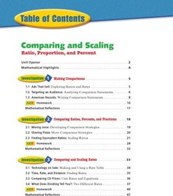 خرید و قیمت دانلود کتاب Comparing And Scaling: Ratio, Proportion and Percent / Student Workbook ...