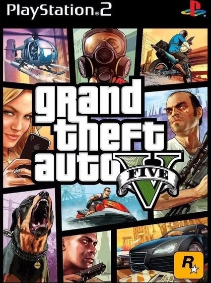 Playstation 2 cd gta 5 store