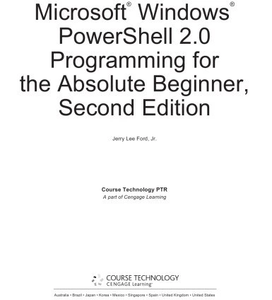 خرید و قیمت دانلود کتاب Microsoft Windows PowerShell 2.0 programming ...